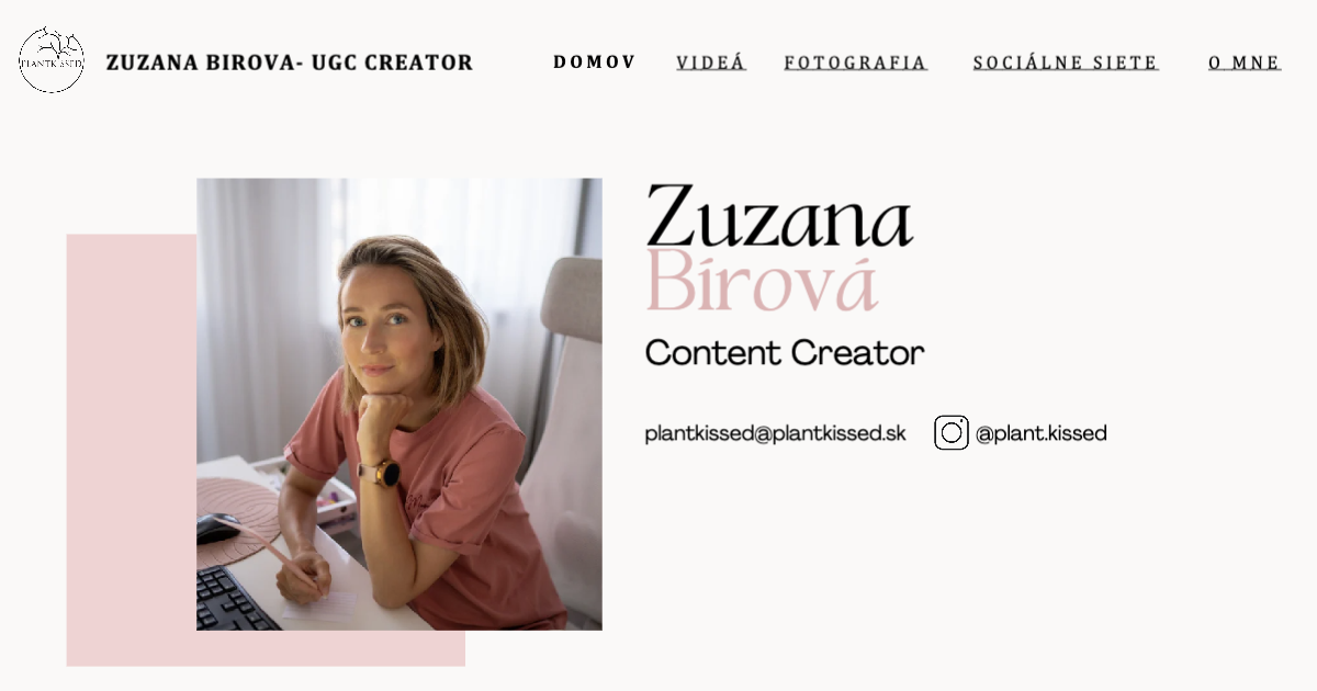 Zuzana Birova Website